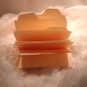 Tiny Manila Tab File Folders - Etsy