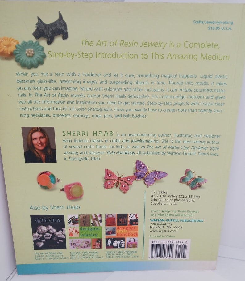The Art of Resin Jewelry by Sherri Haab How to Reference Project Book ...