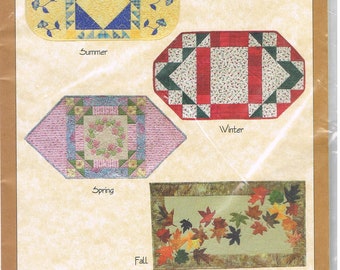 Four Seasons Table Runner Pattern - Etsy