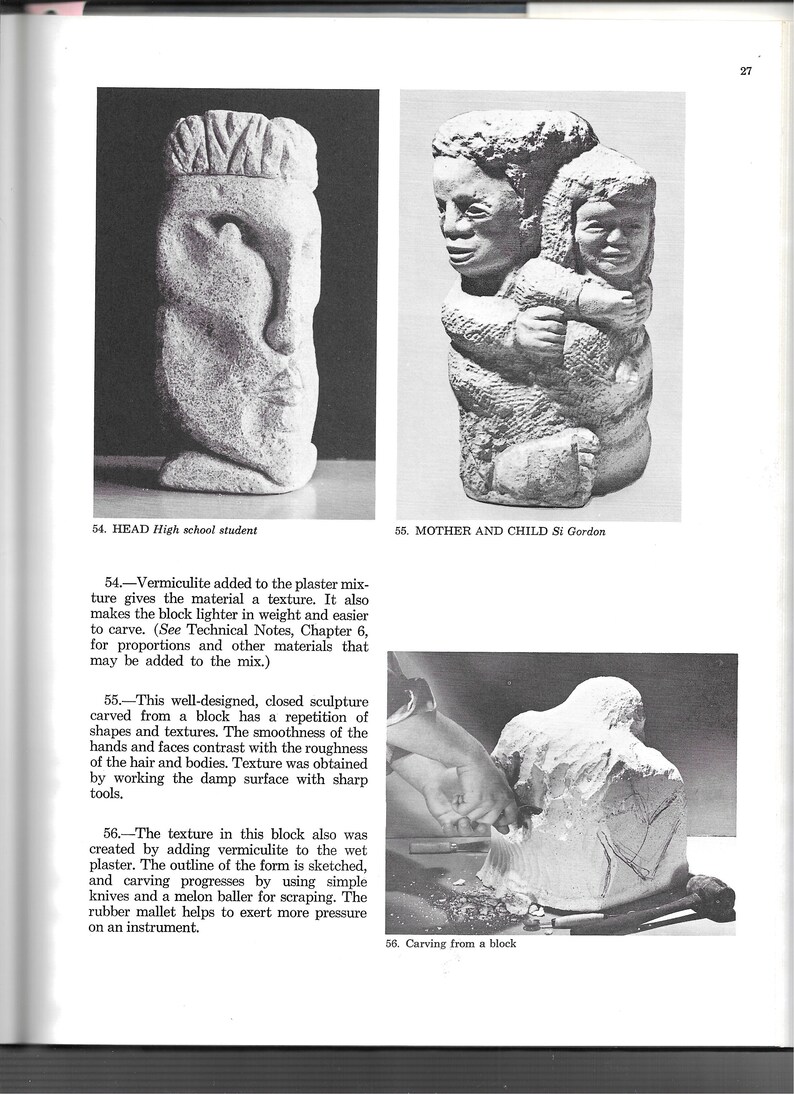 Creating With Plaster Reference Book for Artists Students - Etsy