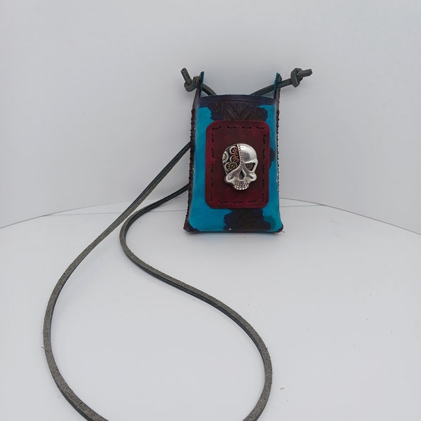 Leather Amulet - Etsy