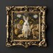 Surrealist Rabbit Painting Framed Wall Art Vintage Original Art Moody ...