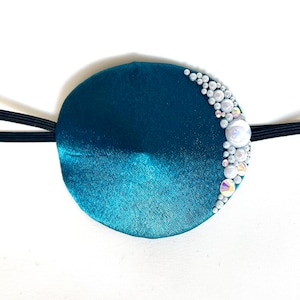 Eye Patch With Pearl & Rhinestone Embellishment - Etsy