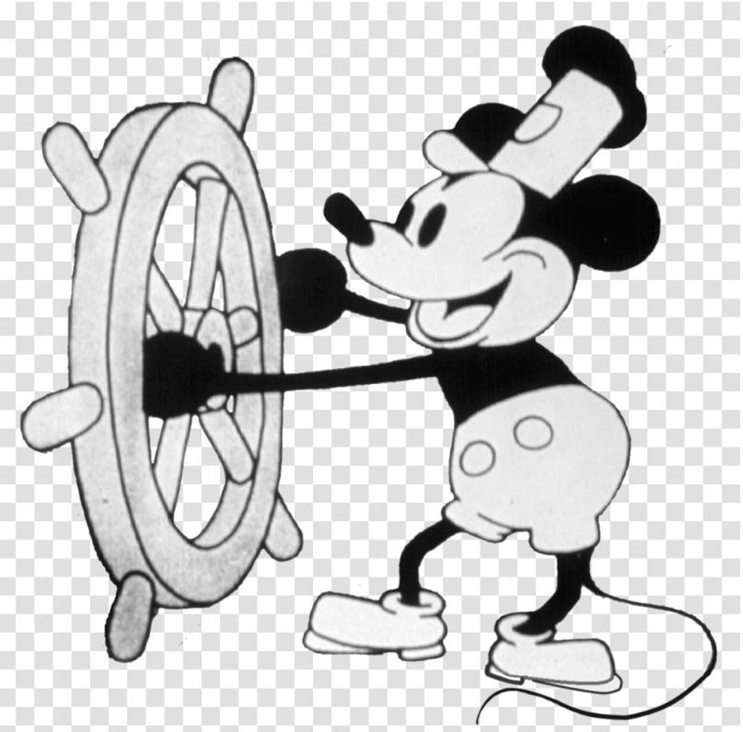 Steamboat Willie Embroidery Design: Classic Mickey Applique (4x4, 5x7 ...