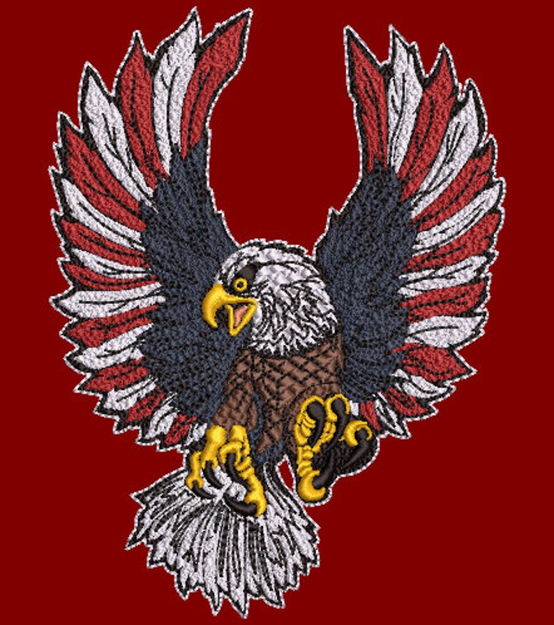 Eagle Red White & Blue - Etsy