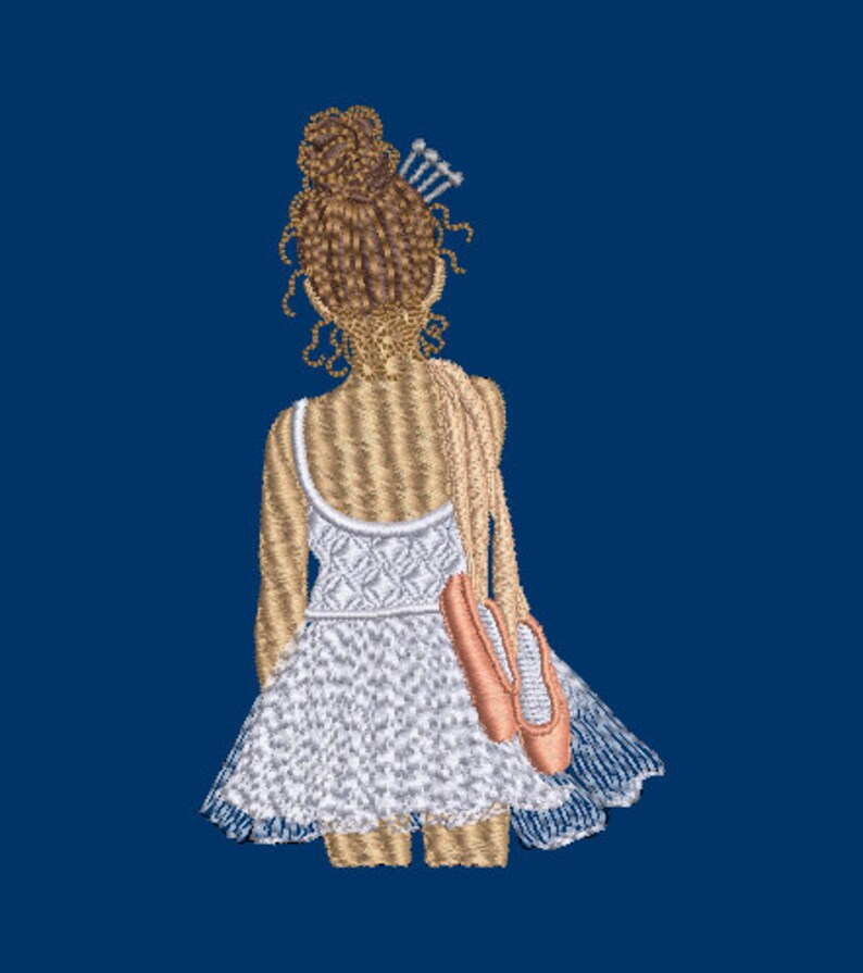 Little Dancer Embroidery Design - 2 Designs Included - Etsy