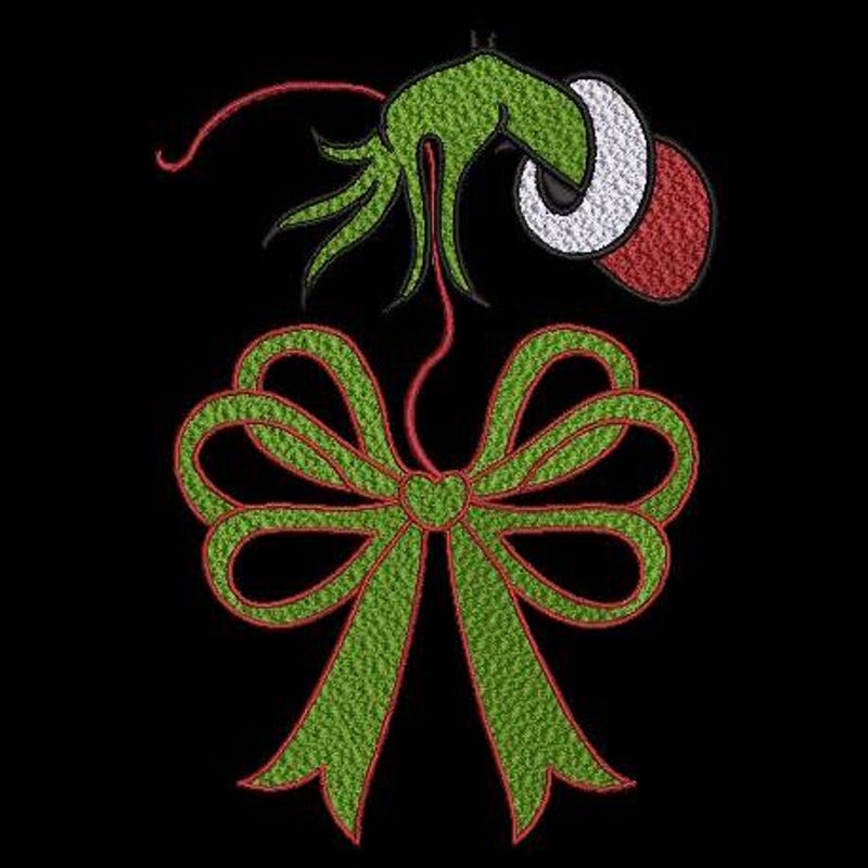 Grinch Applique - Etsy
