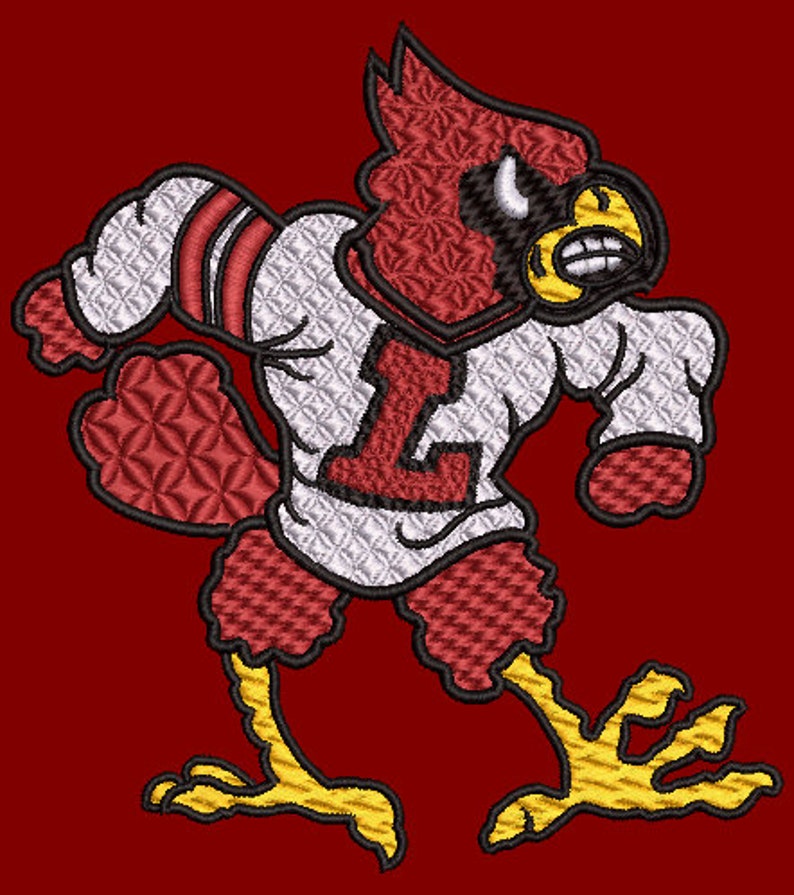 Louisville Embroidery Design & Applique 4 X 4 and 5 X 7 Sizes 4 Designs ...