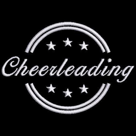 Cheerleading Stamp Embroidery Design - 2 Hoop Sizes - Etsy