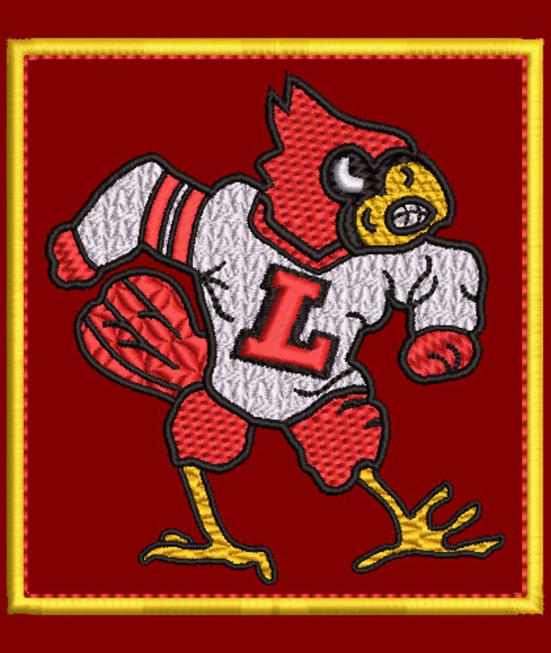 Louisville Embroidery Design & Applique 4 X 4 and 5 X 7 Sizes 4 Designs ...