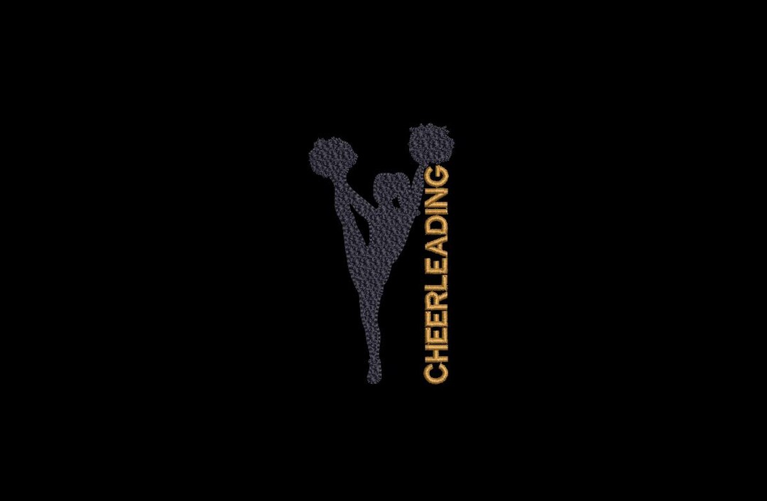 Cheerleading Embroidery Design 2 Hoop Sizes - Etsy