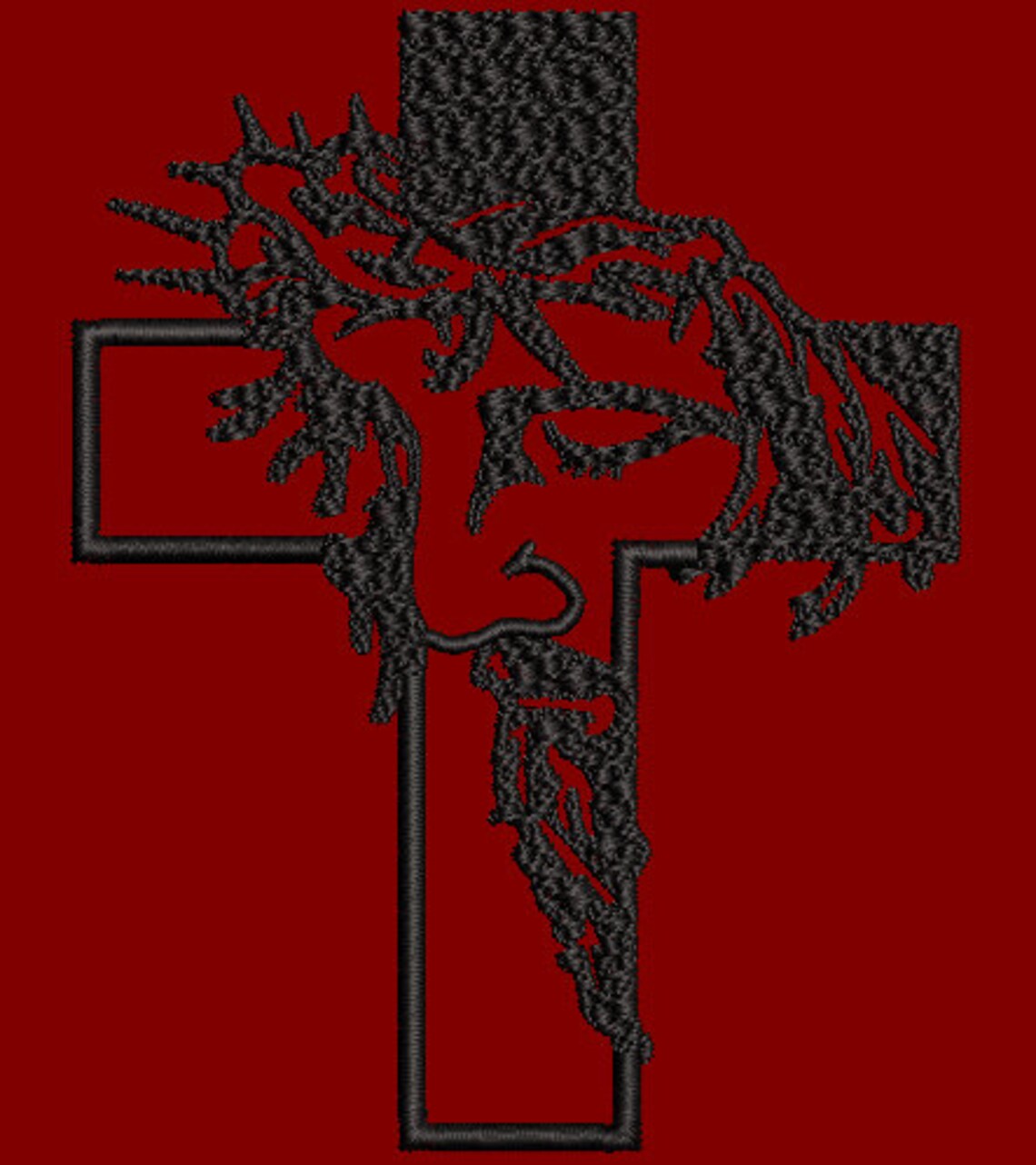 Jesus on the Cross 2 Hoop Sizes - Only 1 Trim! - Etsy
