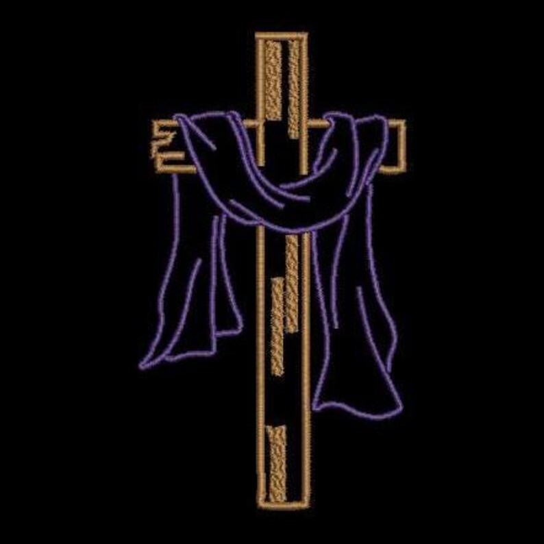 Jesus on the Cross 2 Hoop Sizes - Only 1 Trim! - Etsy