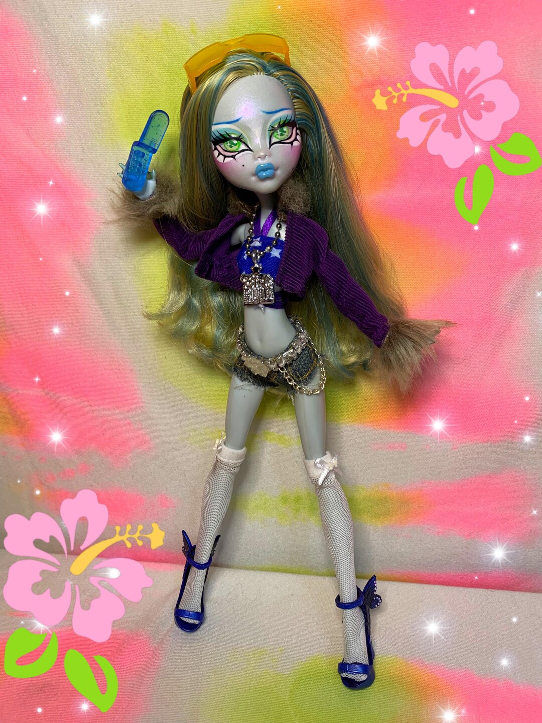 Lagoona Blue Gyaru Custom Doll - Etsy