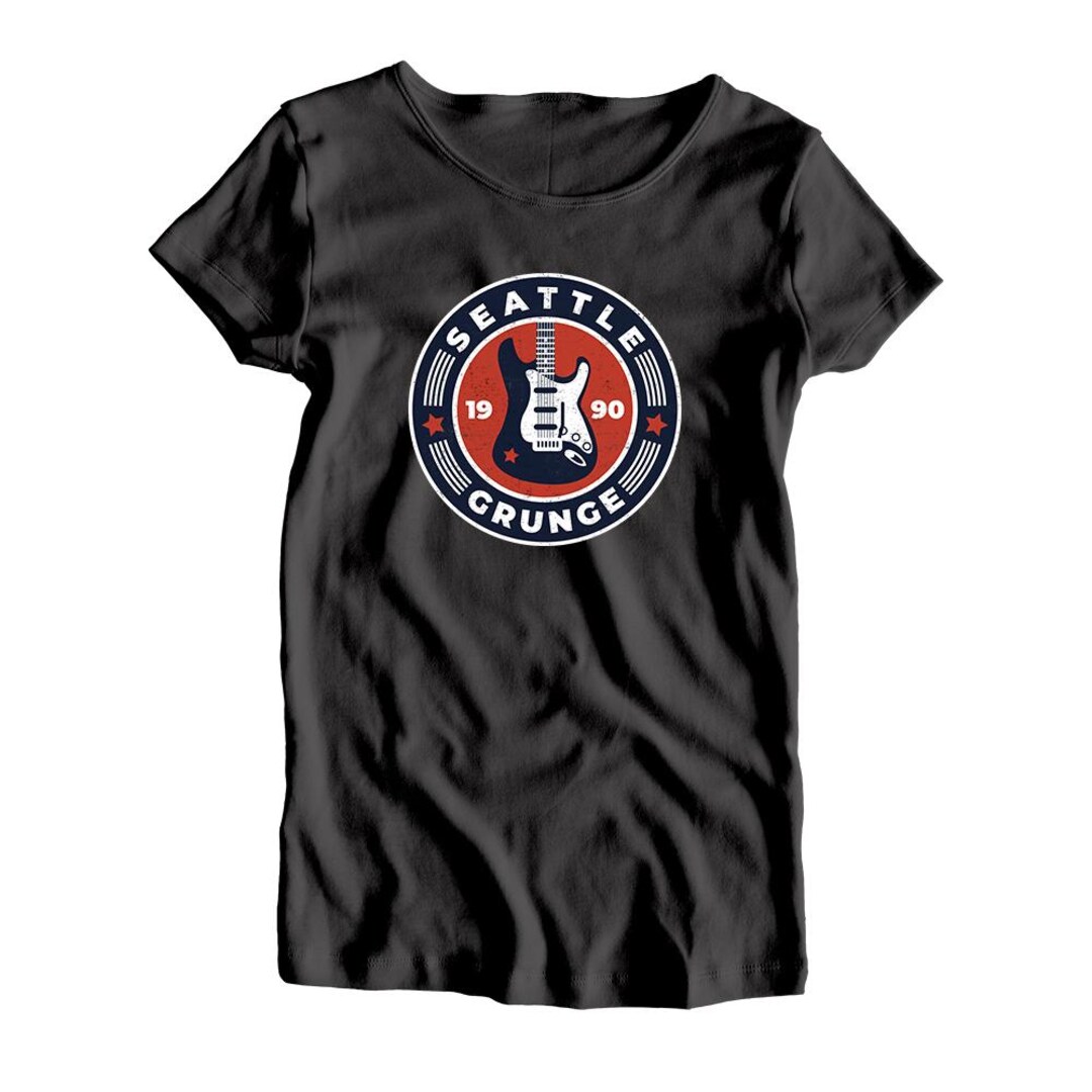 Seattle Grunge T-shirt, Vintage 90s Rock Band Tee, Music Lovers Gift ...