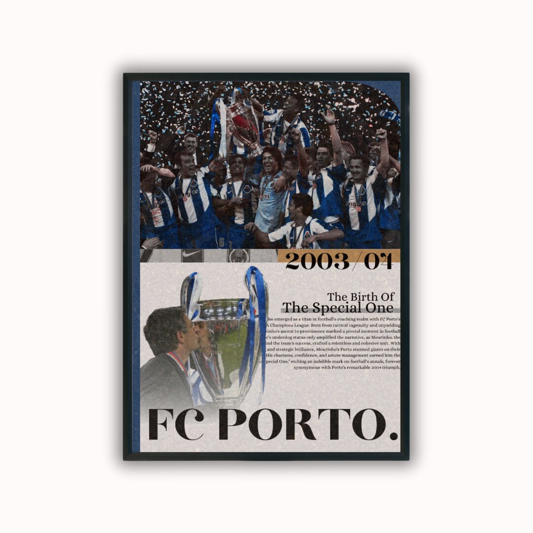 Porto 02' Champions League Poster - Etsy