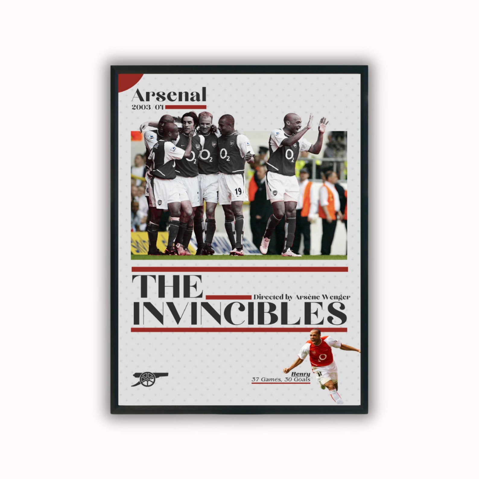 Arsenal Invincibles Poster - Etsy