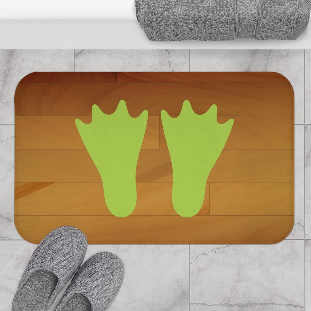 Kermit the Frog Bath Mat - Cozy Bathroom Decor, Funny Gift for Muppets ...