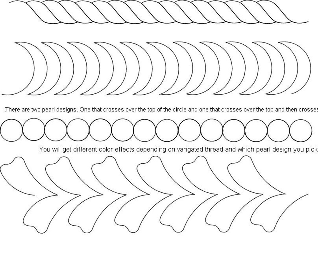 Sashing Set 3-for Sashings and Small Borders-digital Quilting Pattern ...