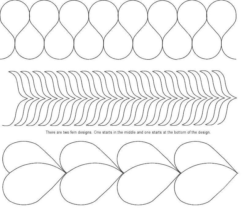 Sashing Set 2-for Sashings and Small Borders-digital Quilting Pattern ...