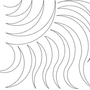 Sunshine-pantograph-border-quilting Pattern for Longarm Machines ...