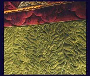 Oak Leaf-pantograph-border-motif-digital Quilting Pattern for Longarm ...