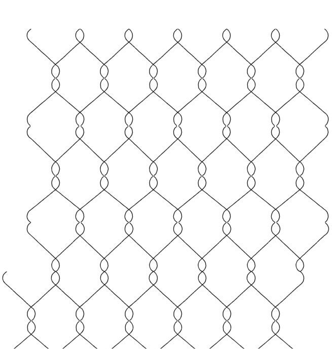 Chicken Wire Pantograph-digital Quilting Pattern for Longarm Machines ...