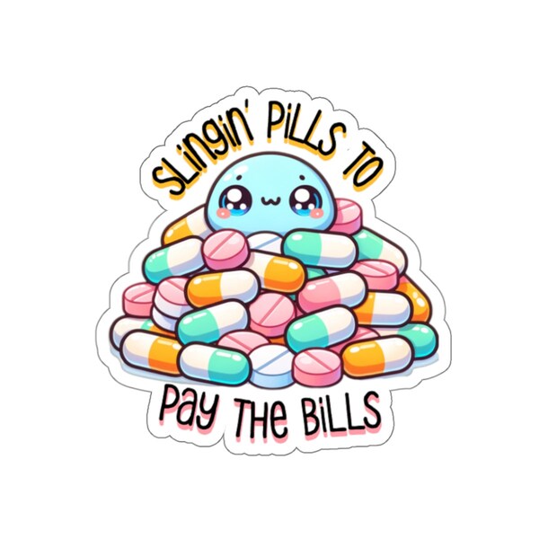 Pharmacy Kawaii Sticker - Etsy
