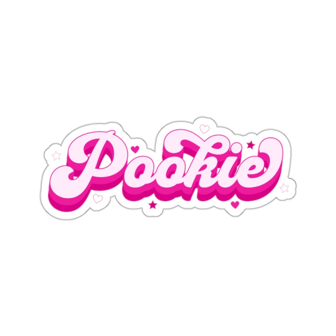 Pookie Cute Pink Retro Coquette Vintage Funny Meme Trendy Y2K Sticker ...