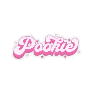 Pookie Cute Pink Retro Coquette Vintage Funny Meme Trendy Y2K Sticker ...