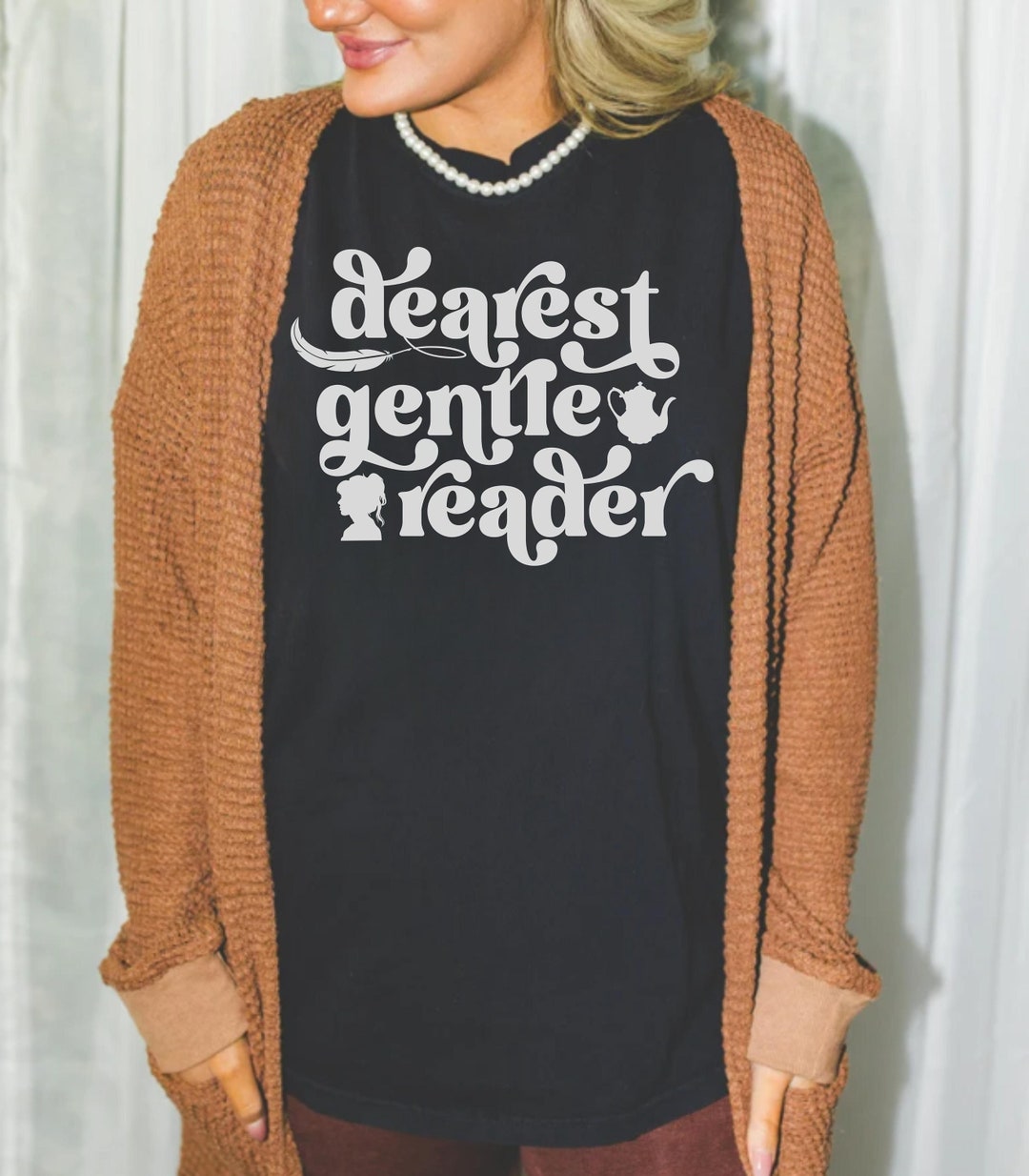 Dearest Gentle Reader Cute Vintage Lady Whistledown Bridgerton Inspired ...