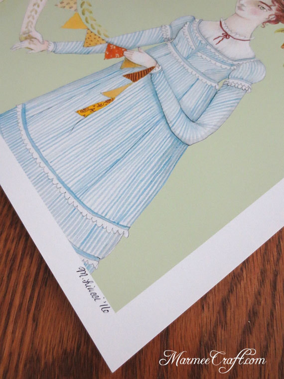 Marmeecraft Art Print the Bunting - Etsy