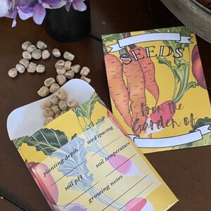 SEED PACKET Templates . Printables . Seed Saver Bundle of 3 for Flowers ...