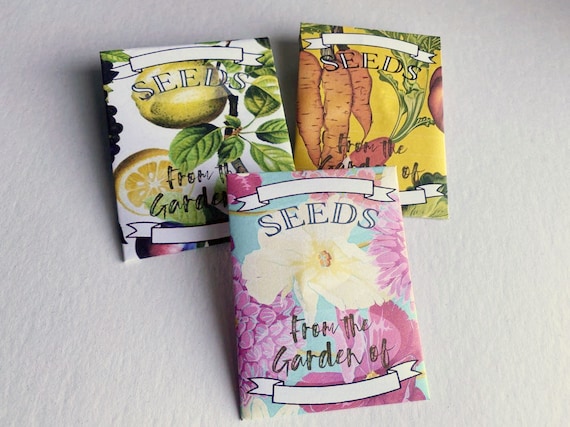 SEED PACKET Templates . Printables . Seed Saver Bundle of 3 - Etsy