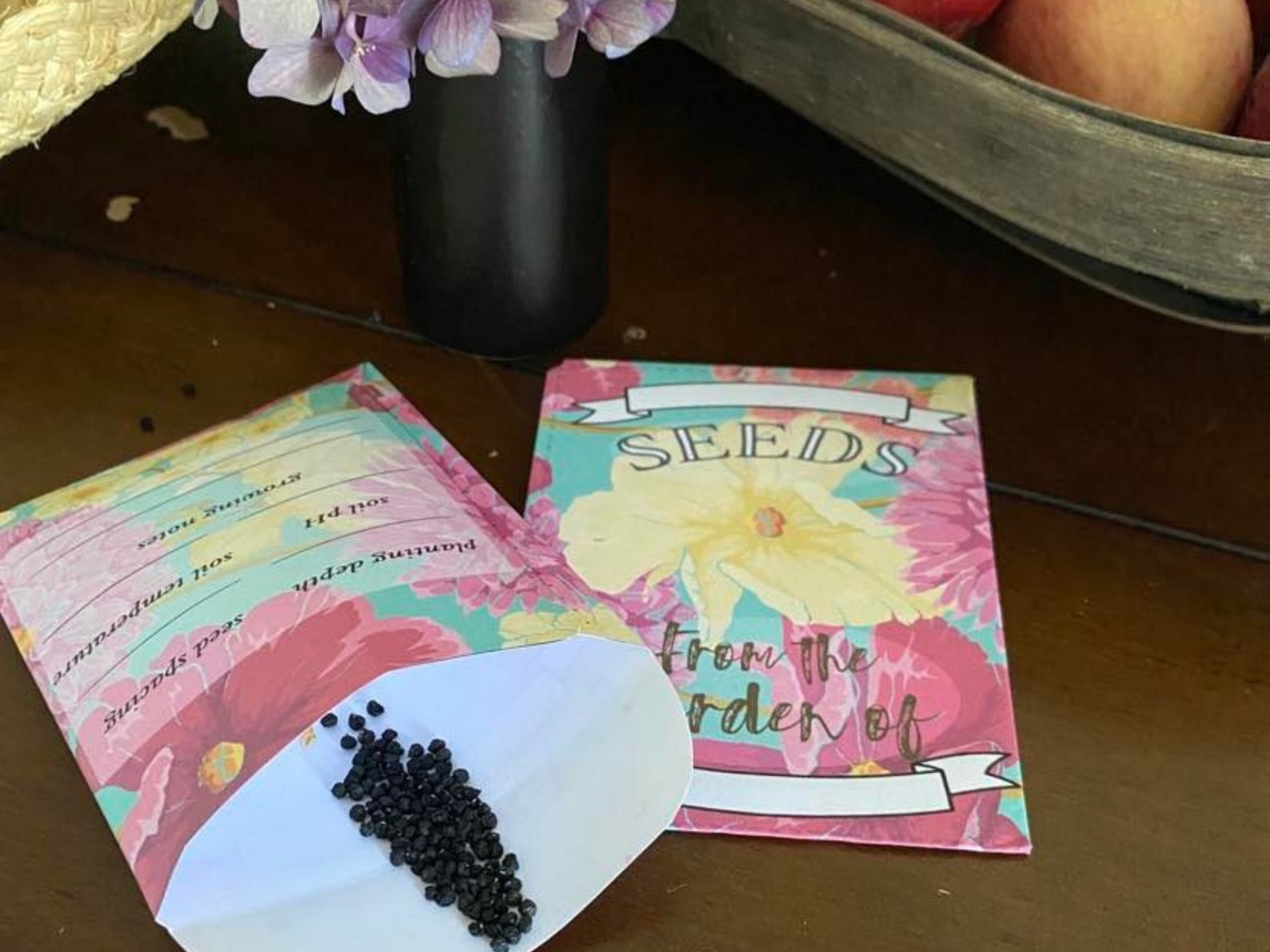 SEED PACKET Templates . Printables . Seed Saver Bundle of 3 for Flowers ...