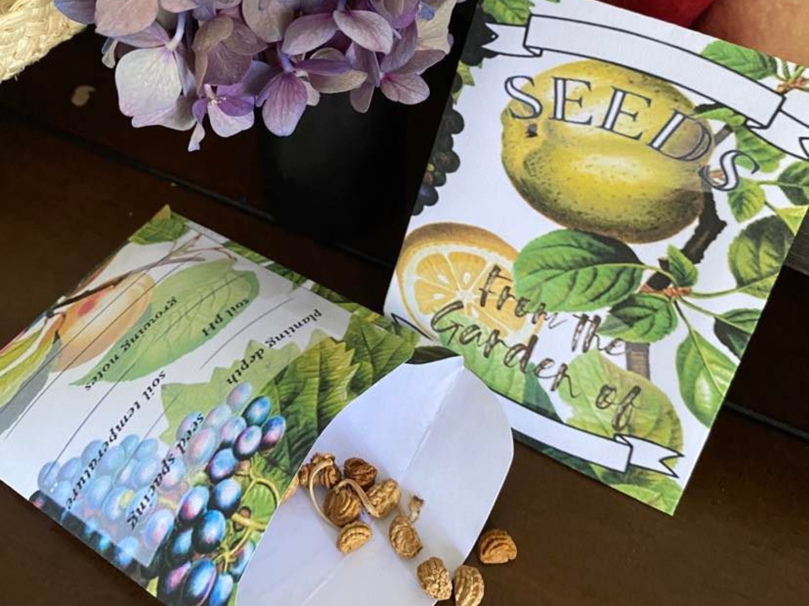 SEED PACKET Templates . Printables . Seed Saver Bundle of 3 for Flowers ...