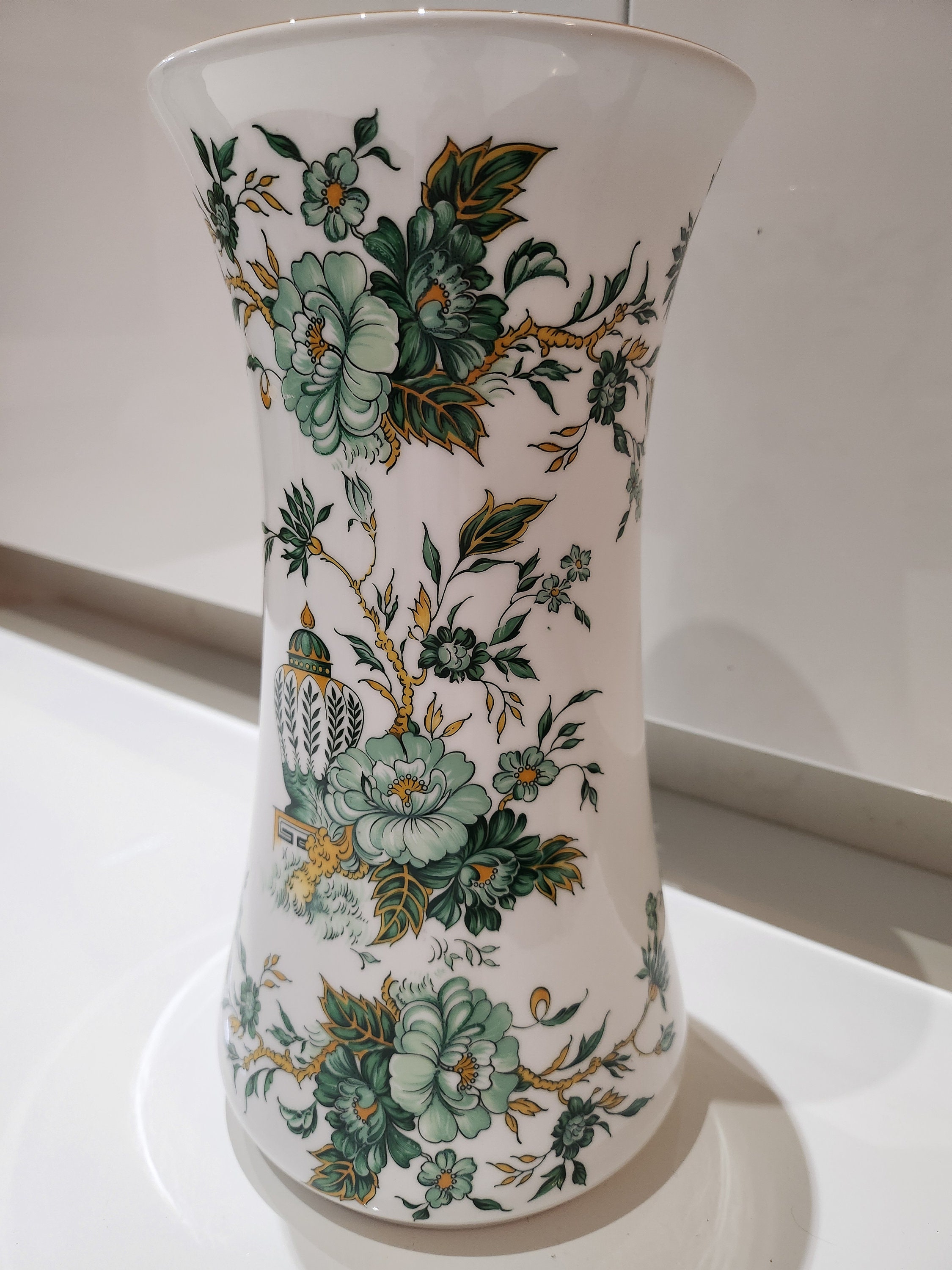 Vintage Crown Staffordshire Kowloon Flower Vase - Etsy