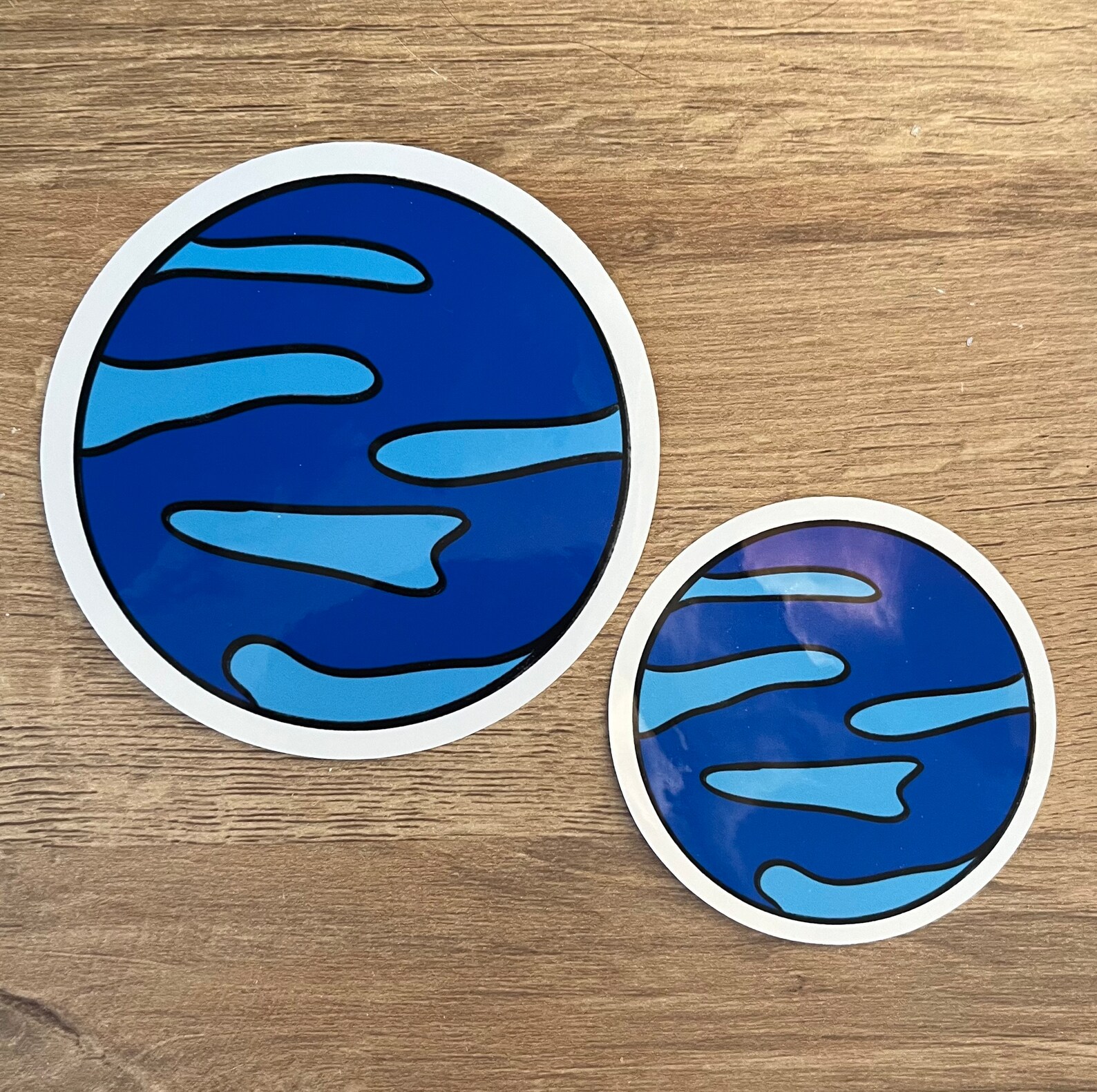 Cosmic Scramble Neptune Sticker || Water Resistant Glossy Sticker for ...