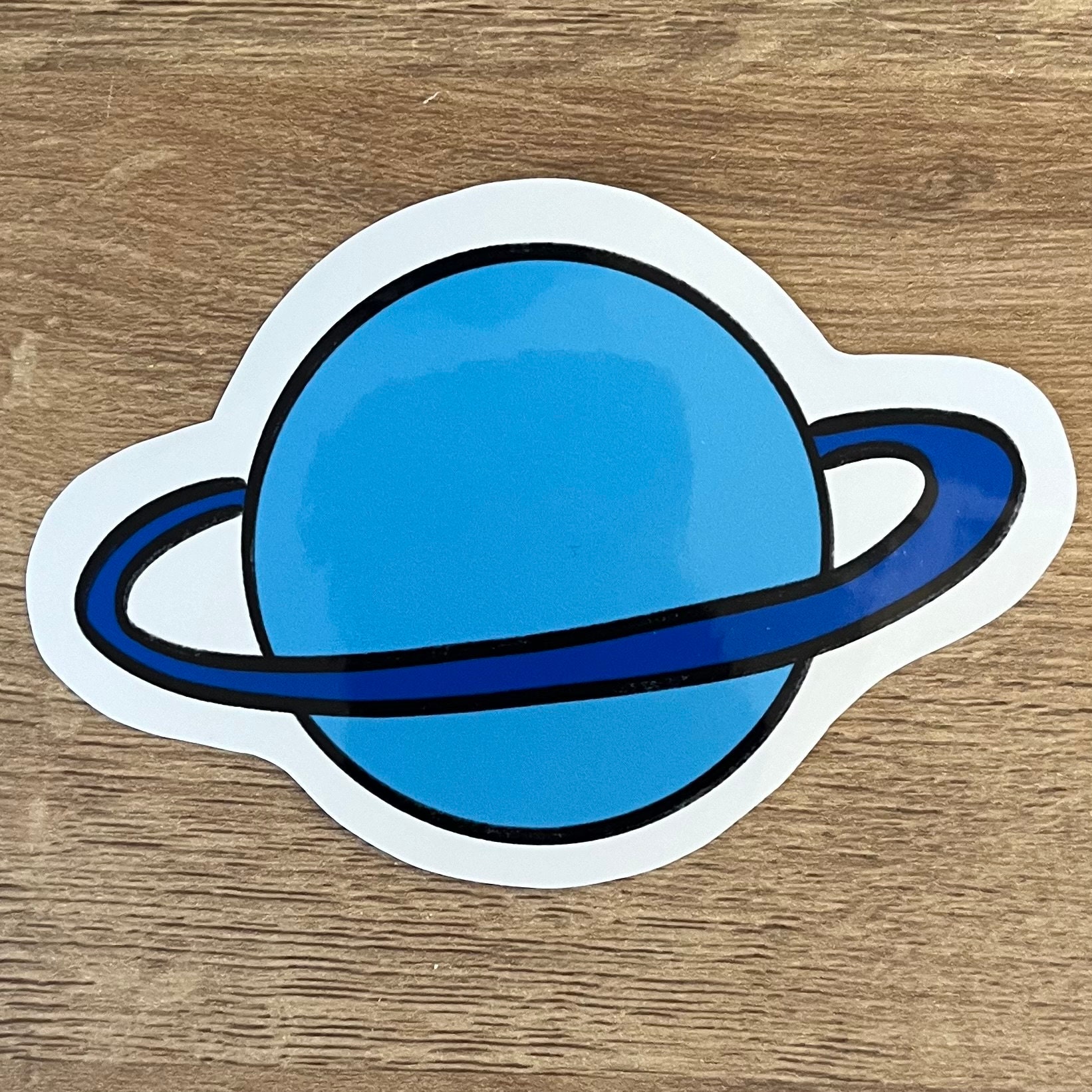 Cosmic Scramble Uranus Sticker || Water Resistant Glossy Sticker for ...