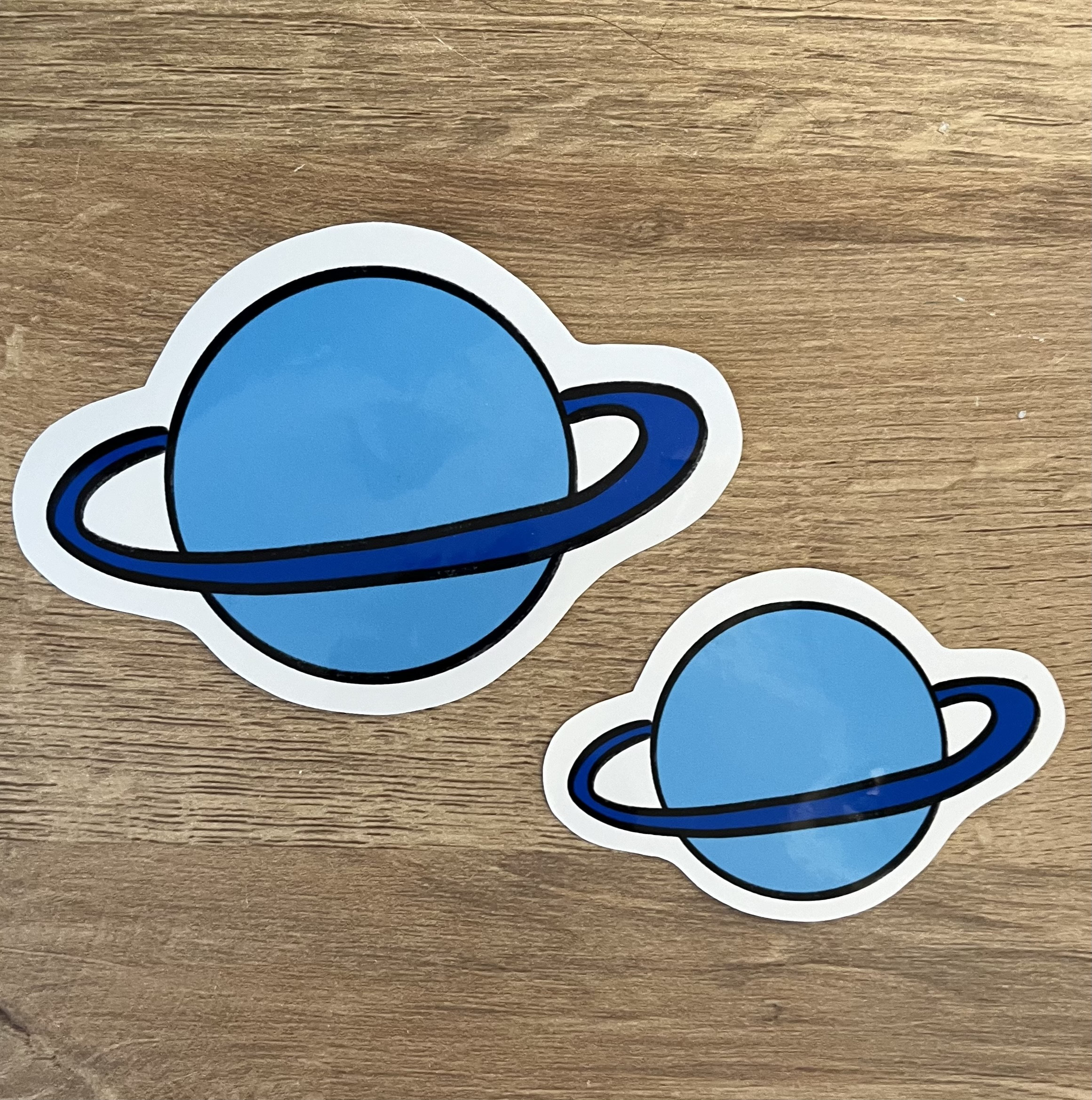 Cosmic Scramble Uranus Sticker || Water Resistant Sticker || Glossy ...