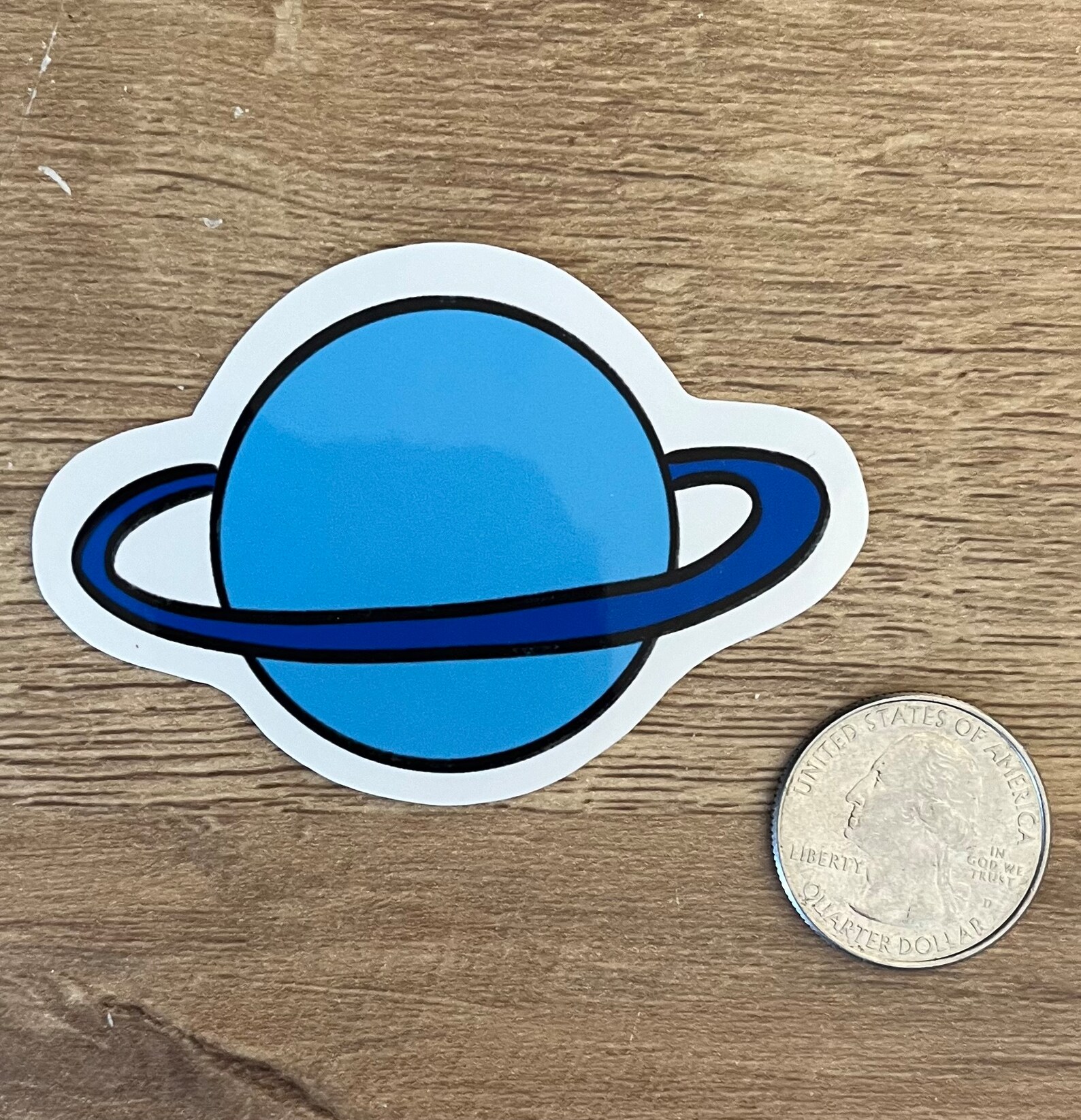 Cosmic Scramble Uranus Sticker || Water Resistant Glossy Sticker for ...