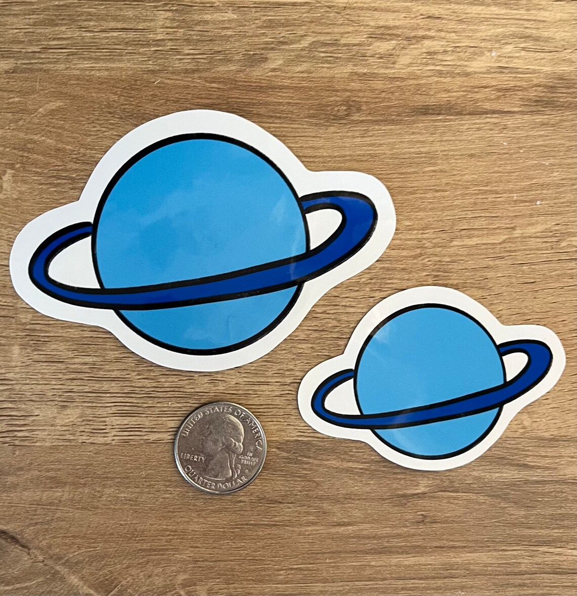 Cosmic Scramble Uranus Sticker || Water Resistant Sticker || Glossy ...