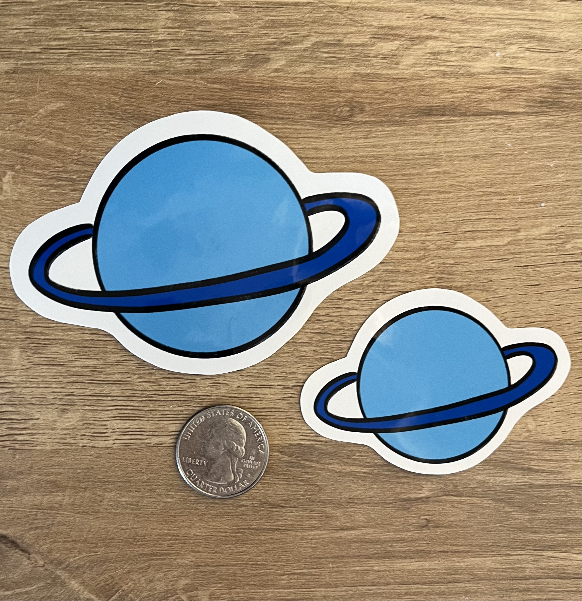 Cosmic Scramble Uranus Sticker || Water Resistant Glossy Sticker for ...