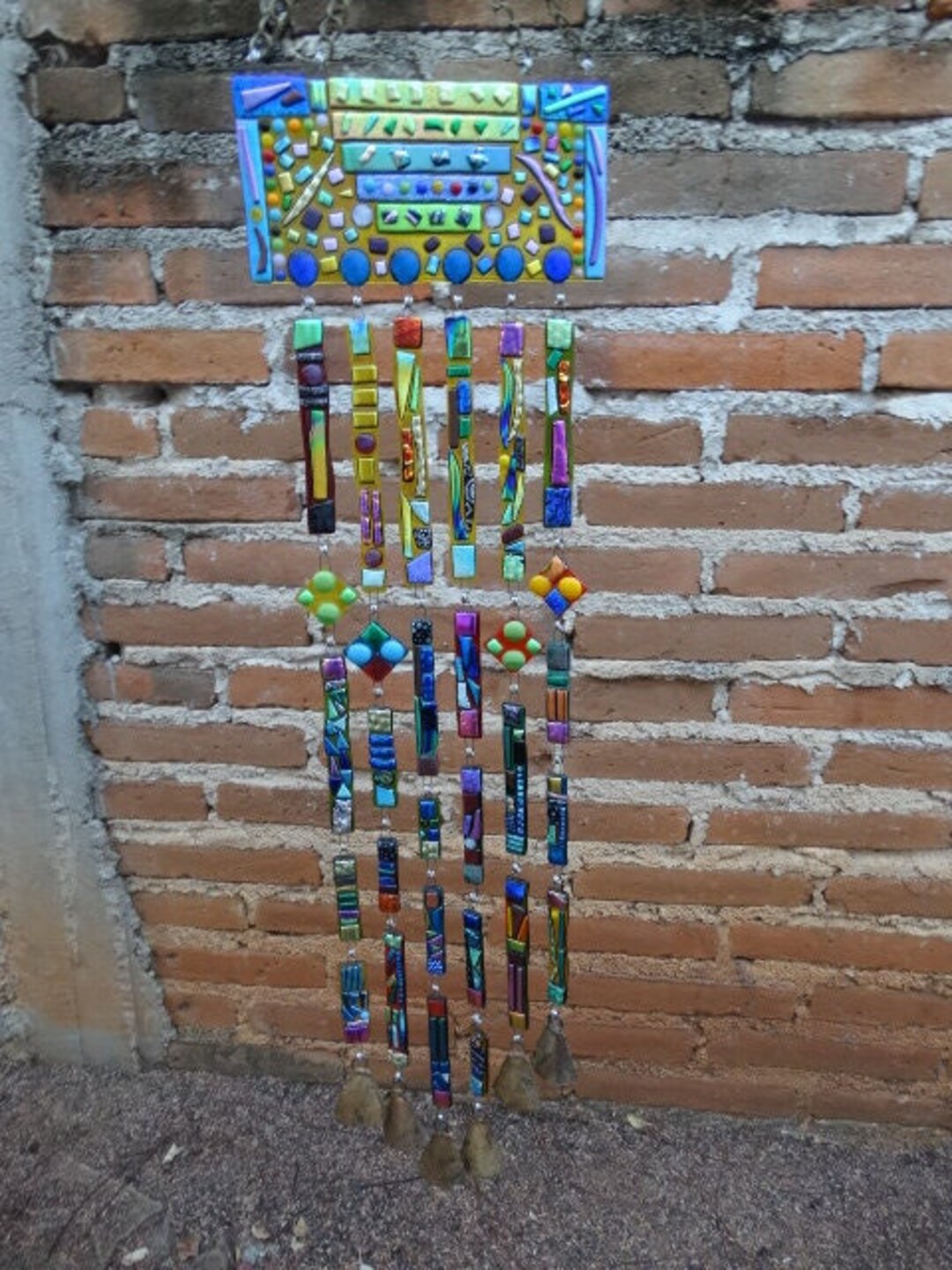 Sample of a Wind Chime or Wall Hanging Design. Available in Yellow ...