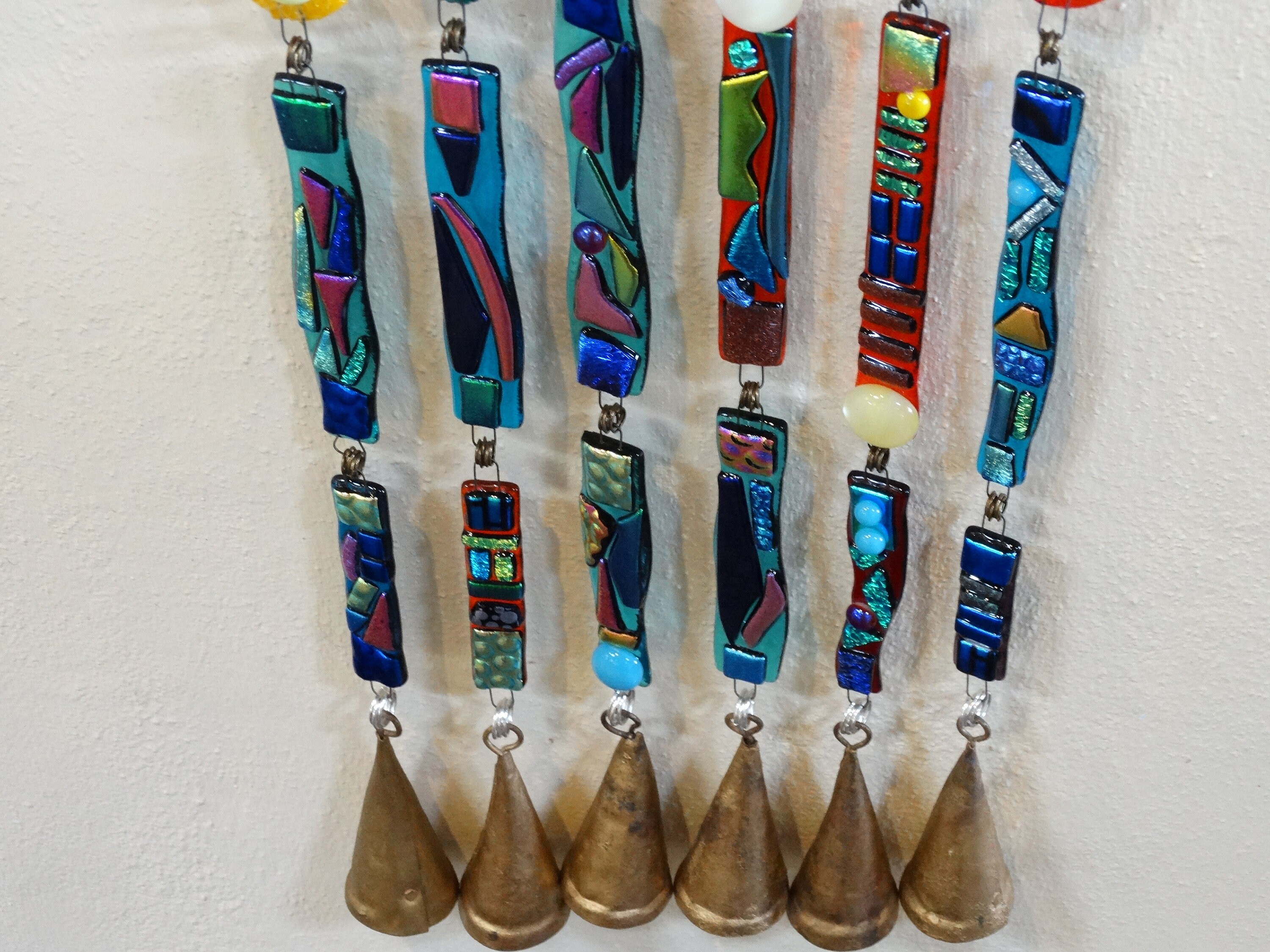 Sample of Custom Wall Hangings, Dichroic Glass Wall Hangings Wall Art ...