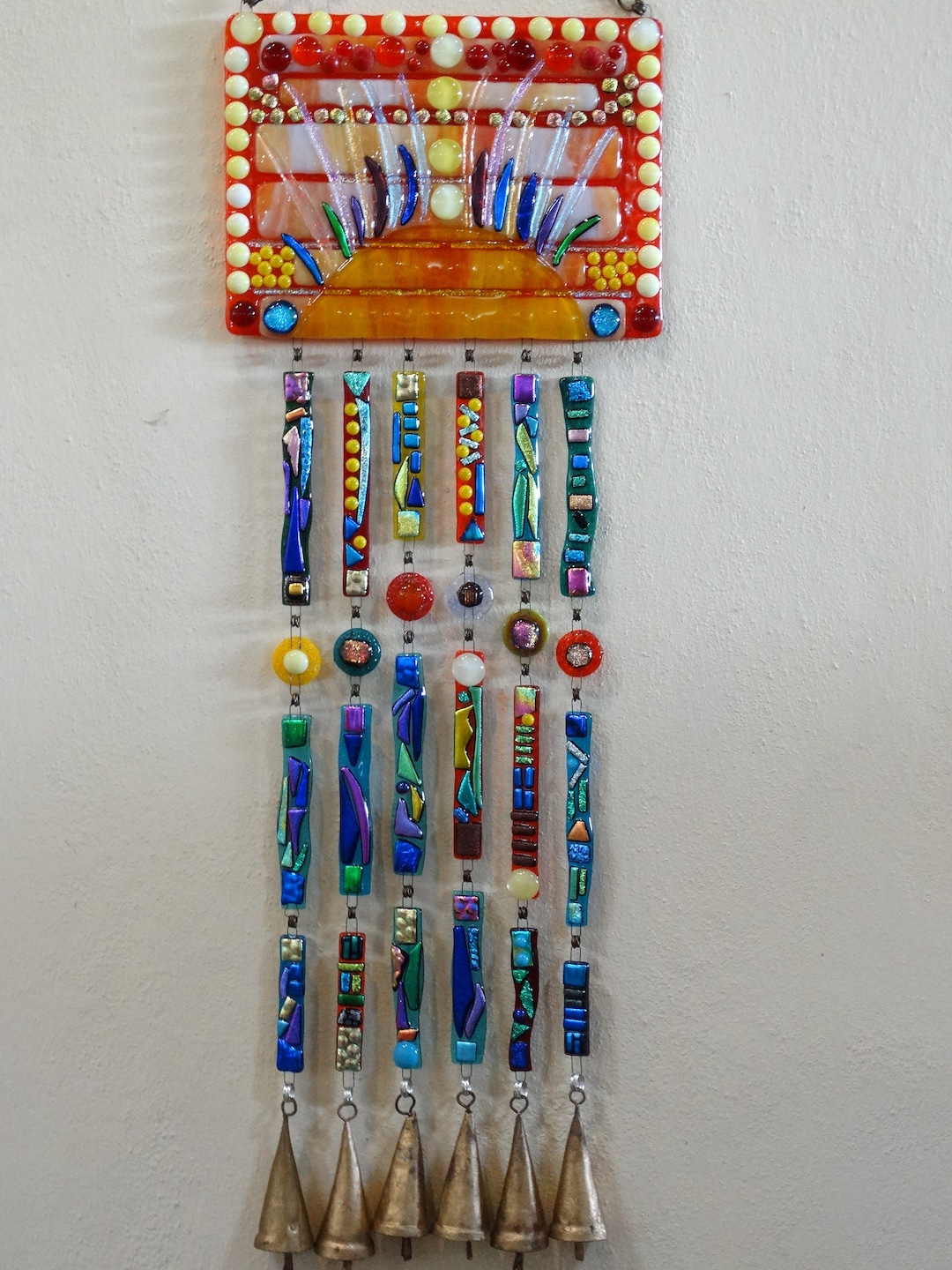 Sample of Custom Wall Hangings, Dichroic Glass Wall Hangings Wall Art ...