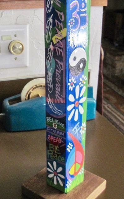 Peace Pole Table Top size Table top Peace Pole | Etsy