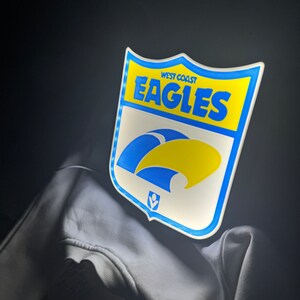 AFL West Coast Eagles Light up Sign, Vintage Football Sign, LED Light ...