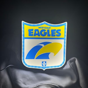 AFL West Coast Eagles Light up Sign, Vintage Football Sign, LED Light ...