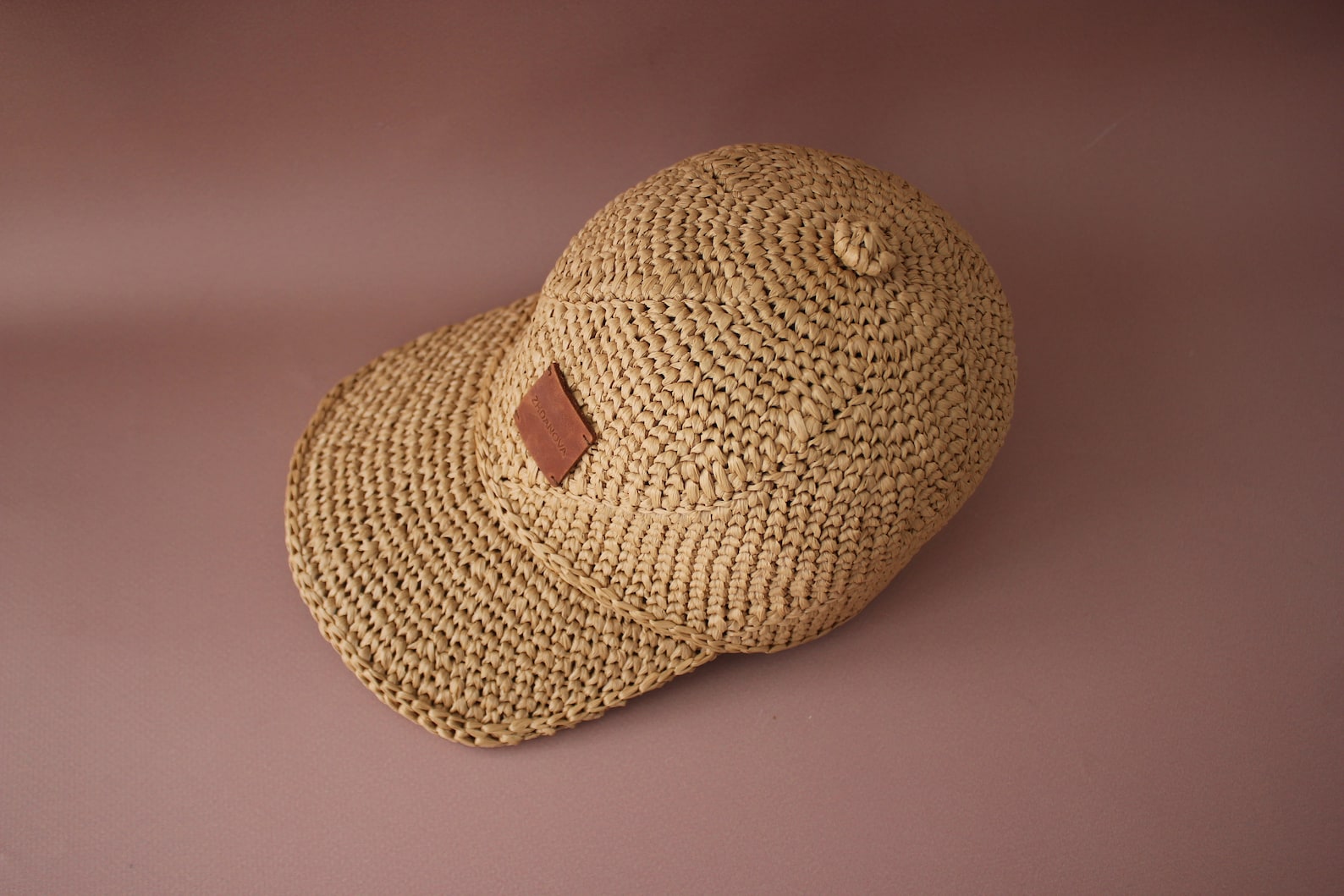 Men Straw Cap * Summer Raffia Baseball Cap * Unisex Straw Baseball Cap ...